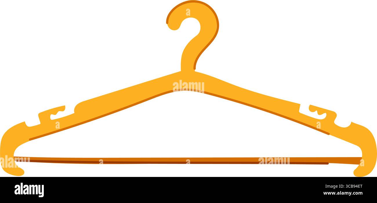 storage hanger plastic cartoon vector illustration Stock Vector Image ...