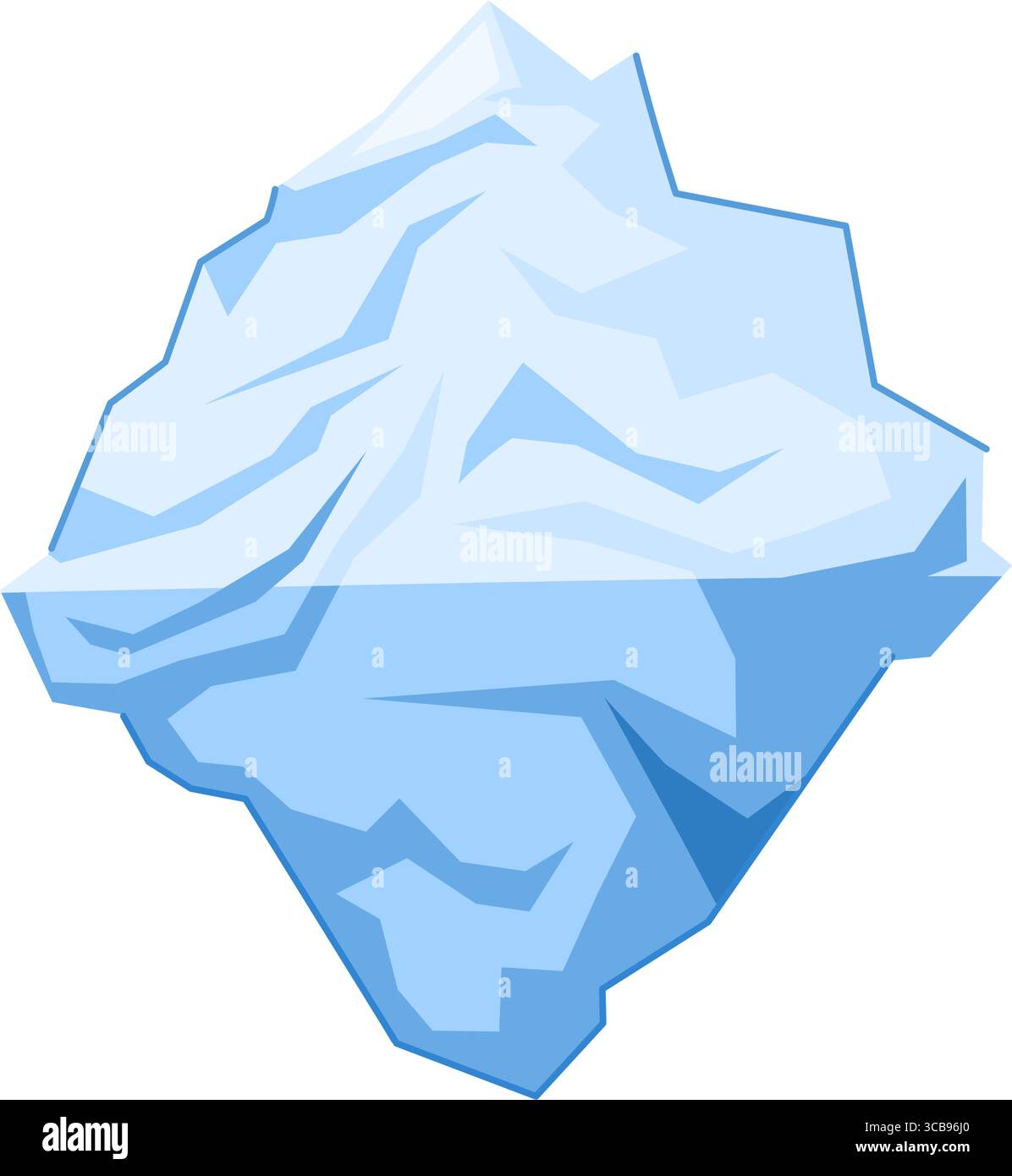 melting iceberg cartoon vector illustration Stock Vector Image & Art ...