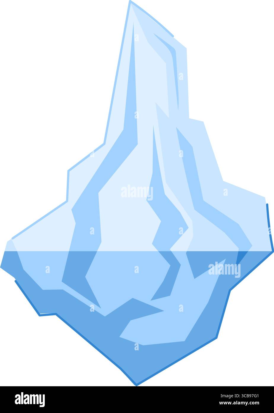 antarctica iceberg cartoon vector illustration Stock Vector Image & Art ...