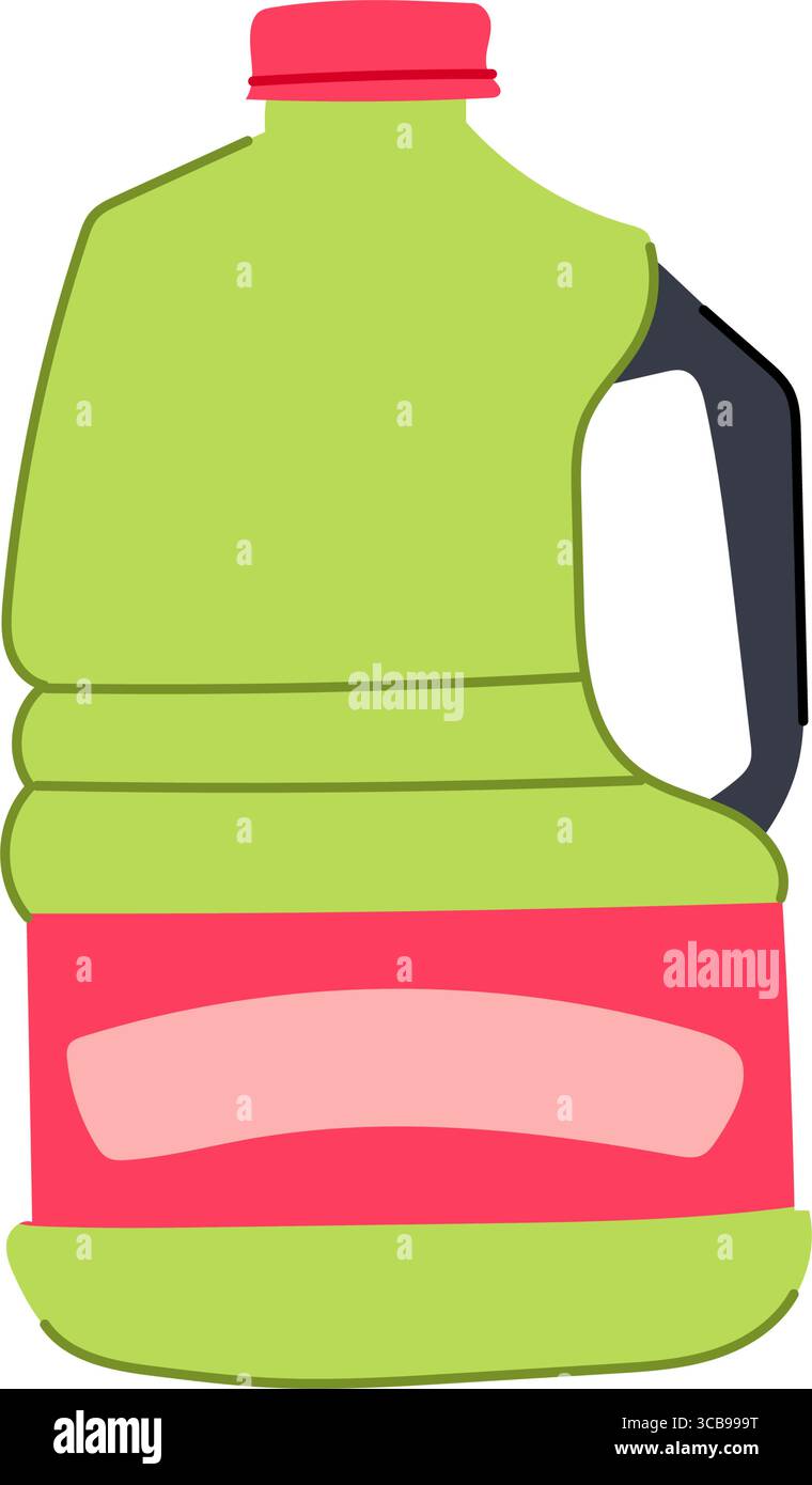 fresh juice bottle cartoon vector illustration Stock Vector Image & Art ...