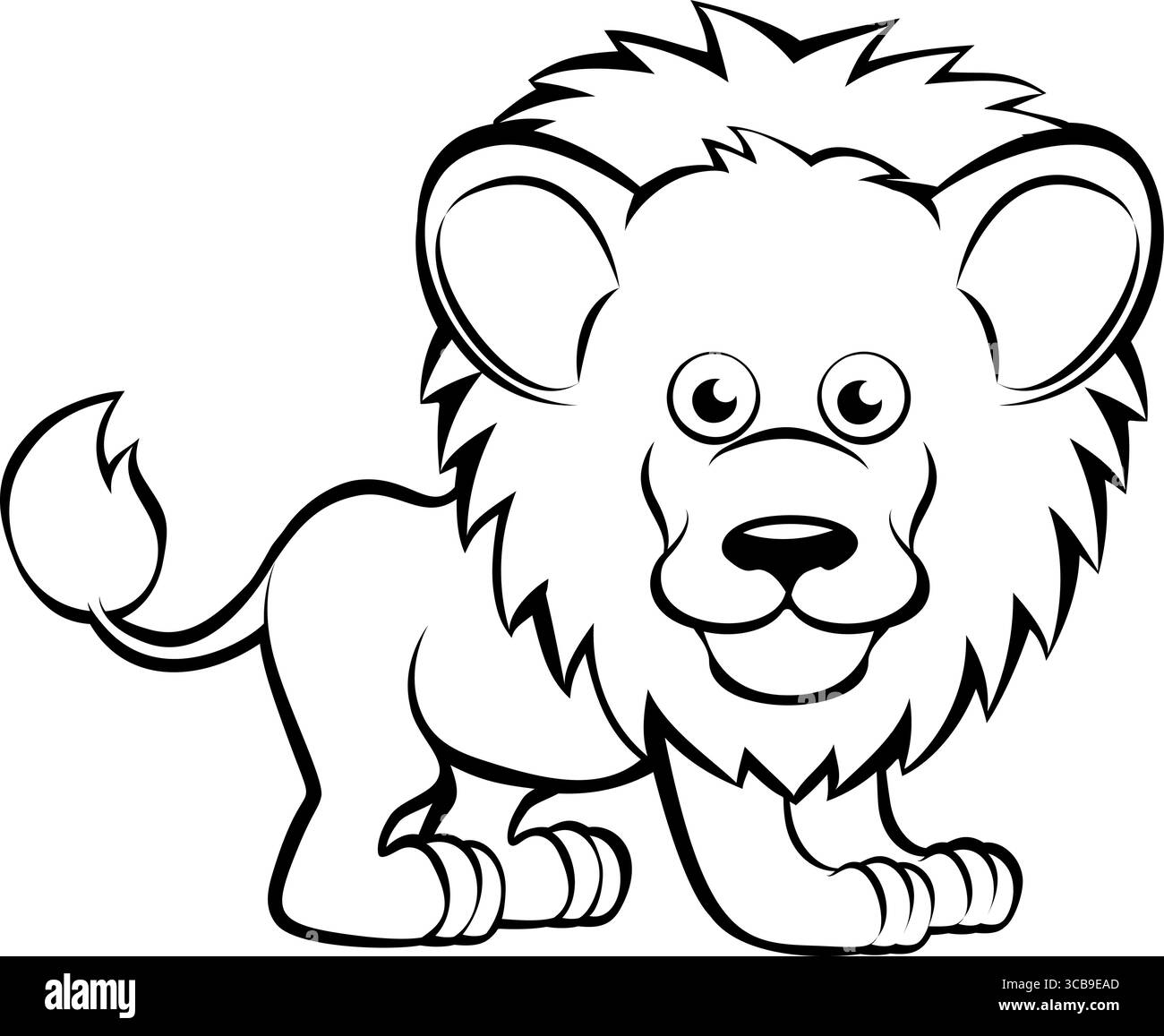 Leon illustration Black and White Stock Photos & Images - Alamy
