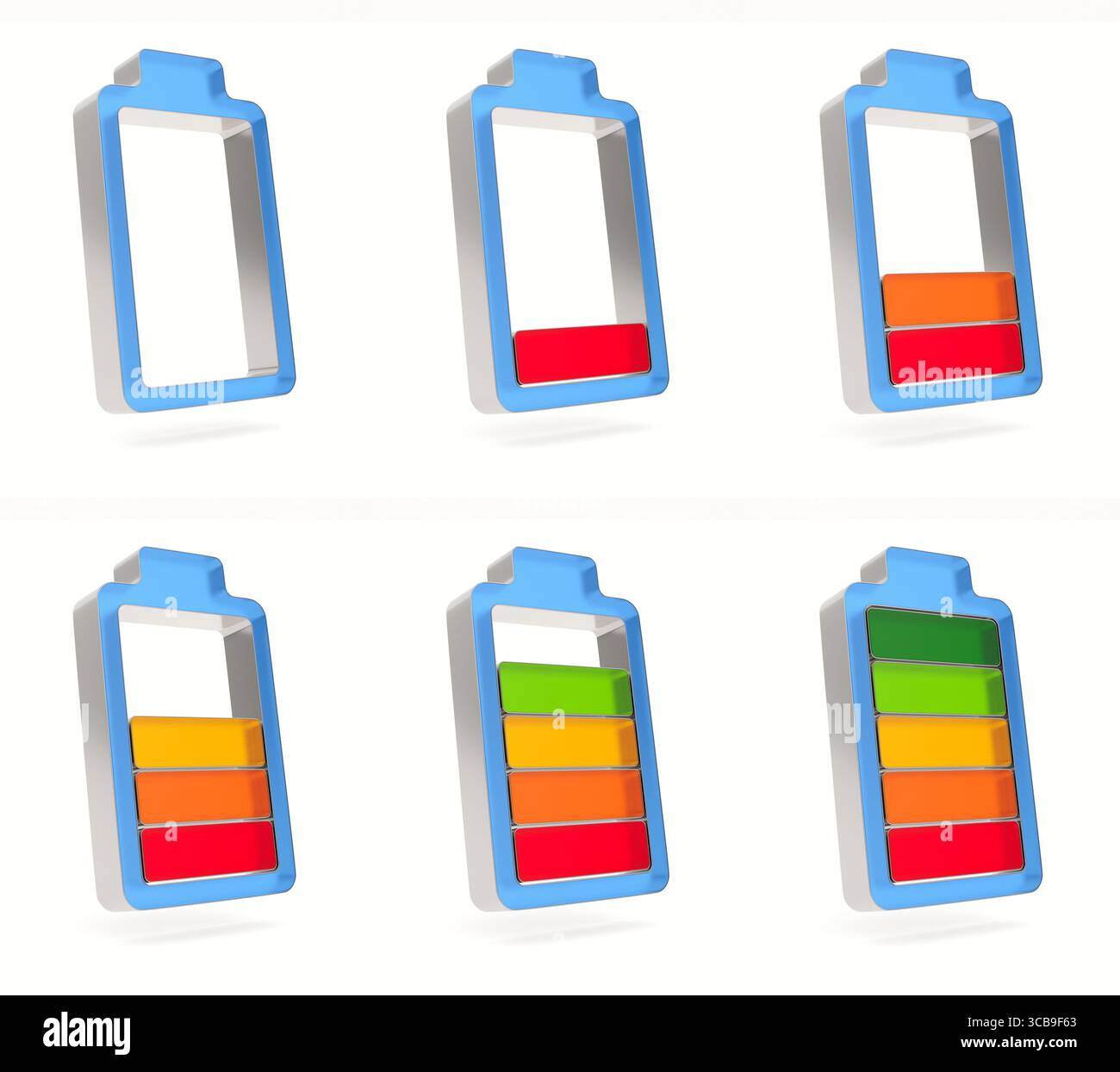 Empty power battery low Cut Out Stock Images & Pictures - Alamy