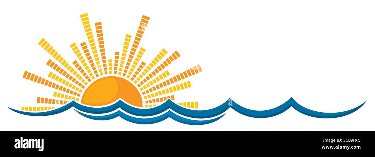 Sunny dawn Stock Vector Images - Alamy