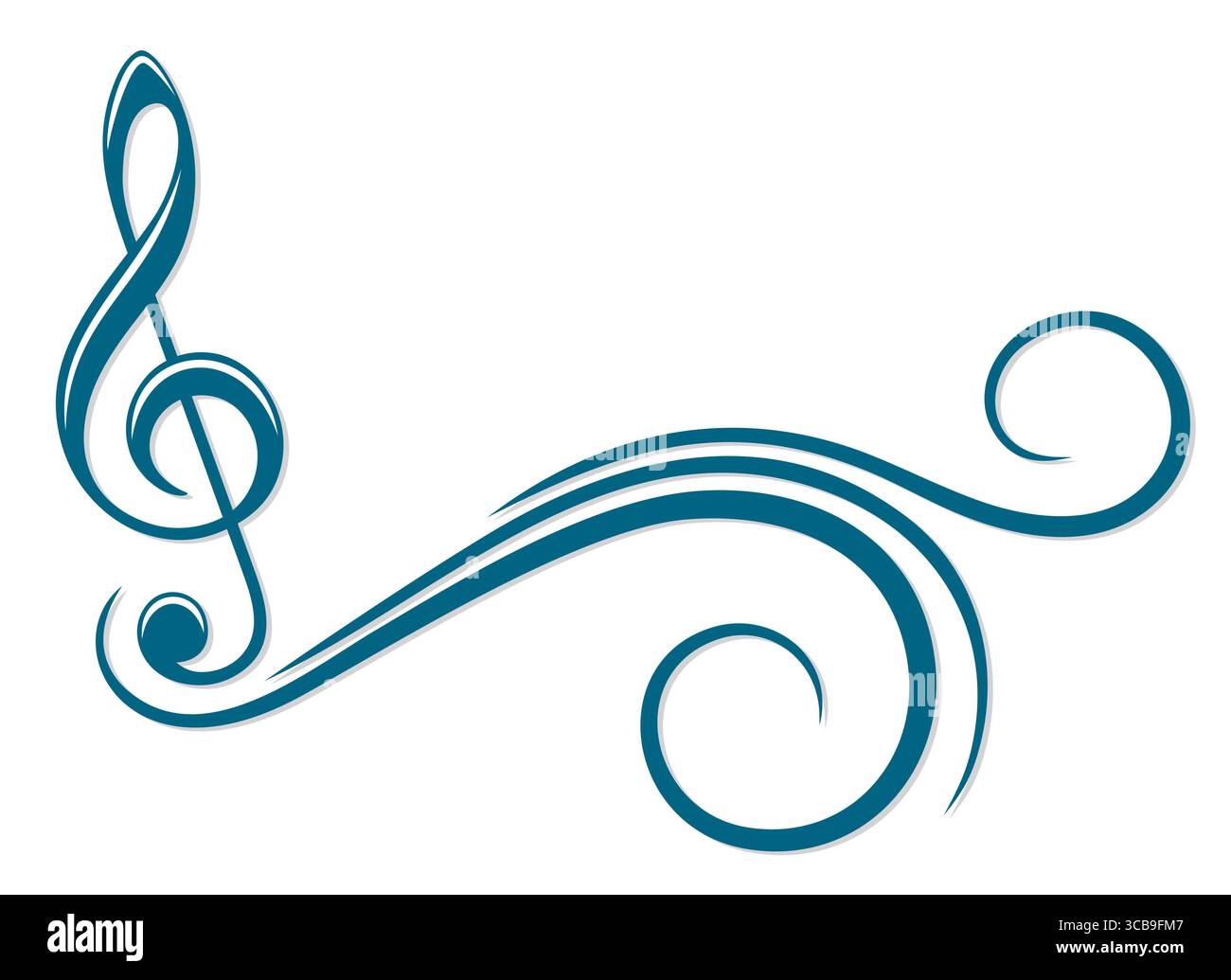 A symbol of a treble clef Stock Vector Image & Art - Alamy