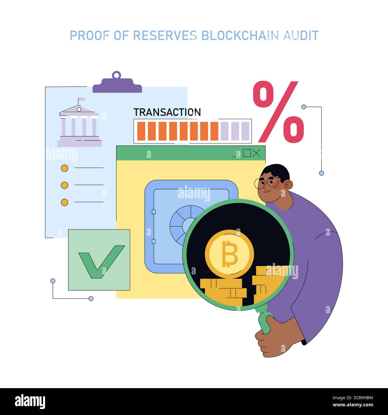 Blockchain security success Cut Out Stock Images & Pictures - Alamy
