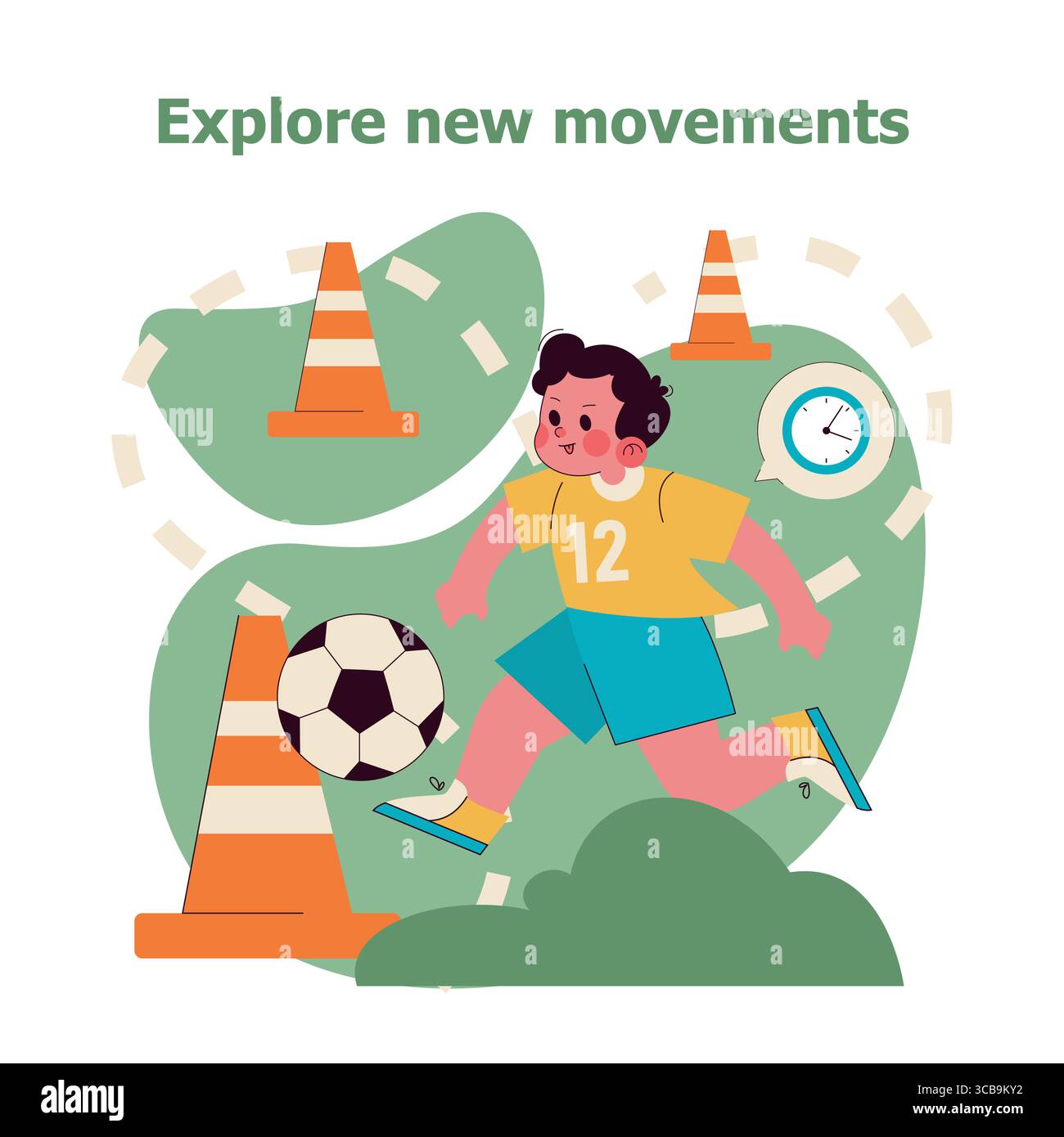 Soccer drills Stock Vector Images - Alamy