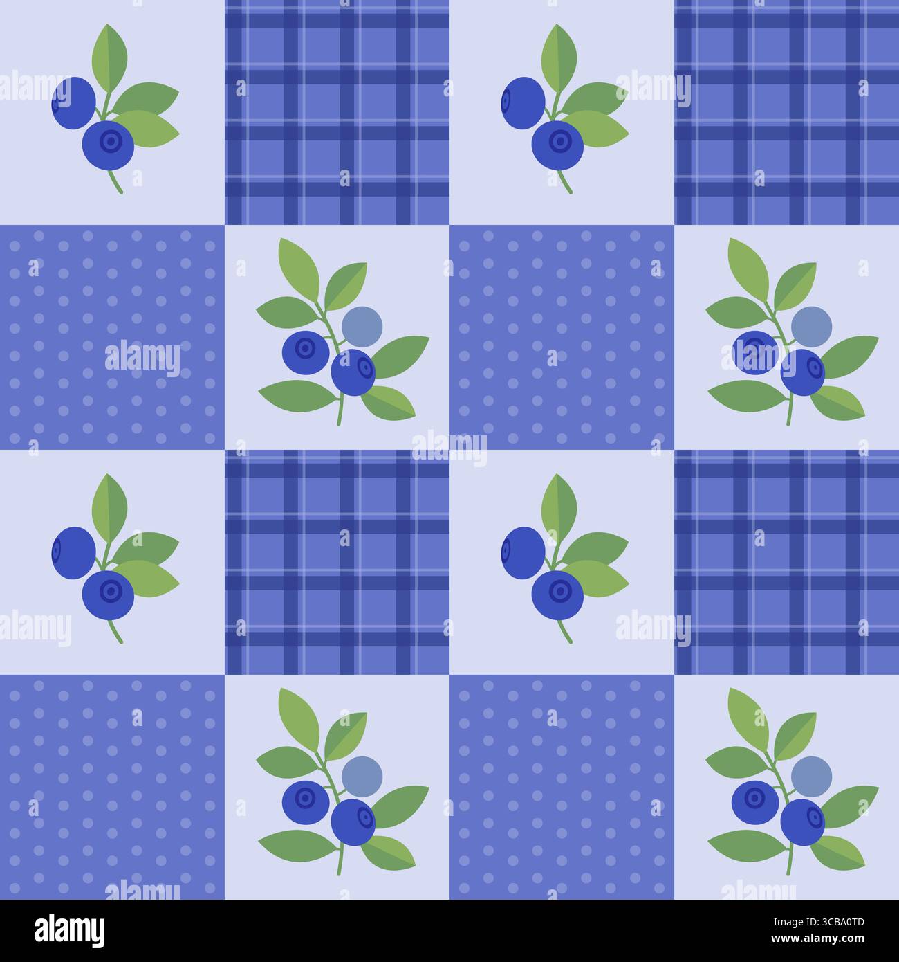 Blue quilt pattern background hi-res stock photography and images - Alamy