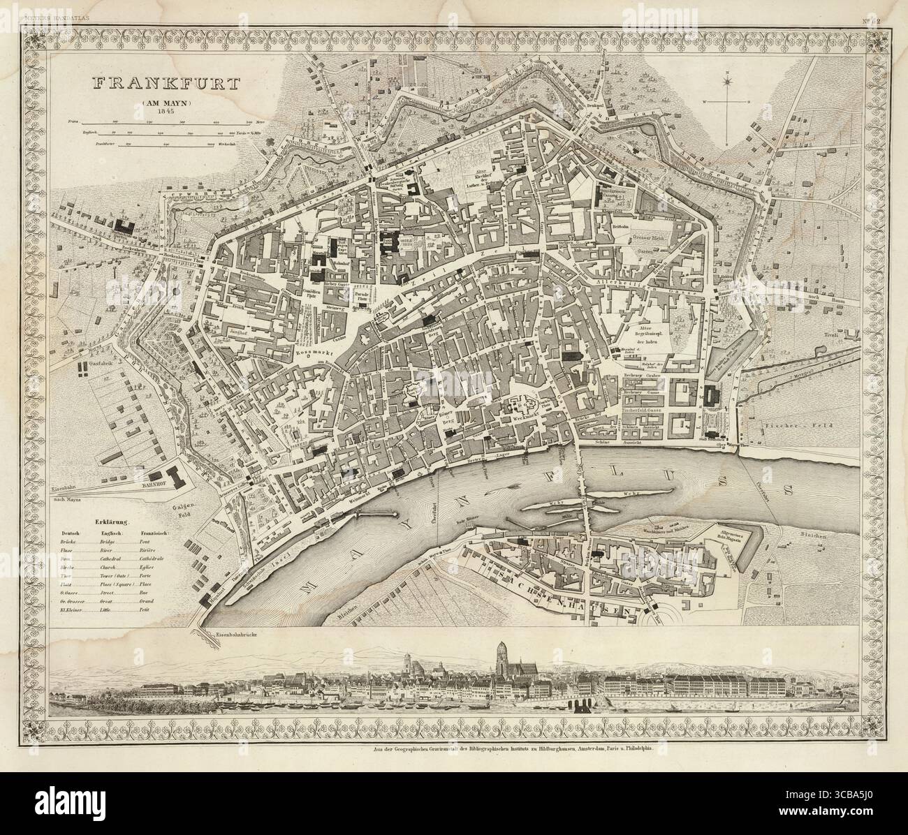 Alte plan von frankfurt am main hi-res stock photography and images - Alamy