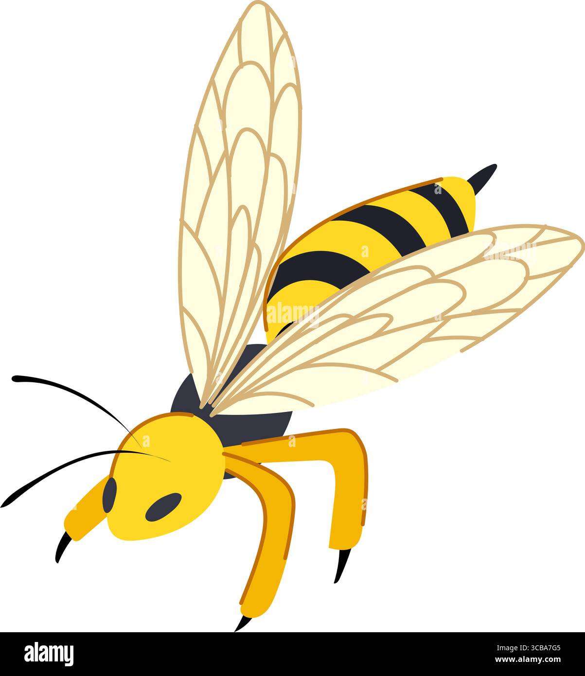 rebound wasp cartoon vector illustration Stock Vector Image & Art - Alamy