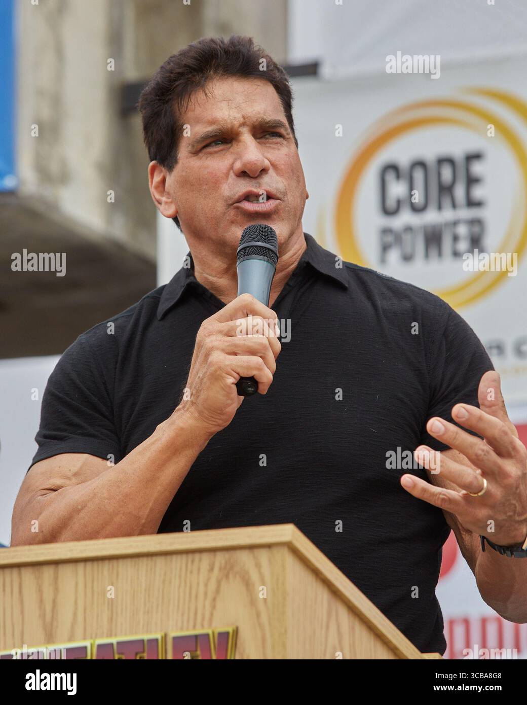 September 2, 2013, Venice, California, USA: Lou Ferrigno speaking at ...