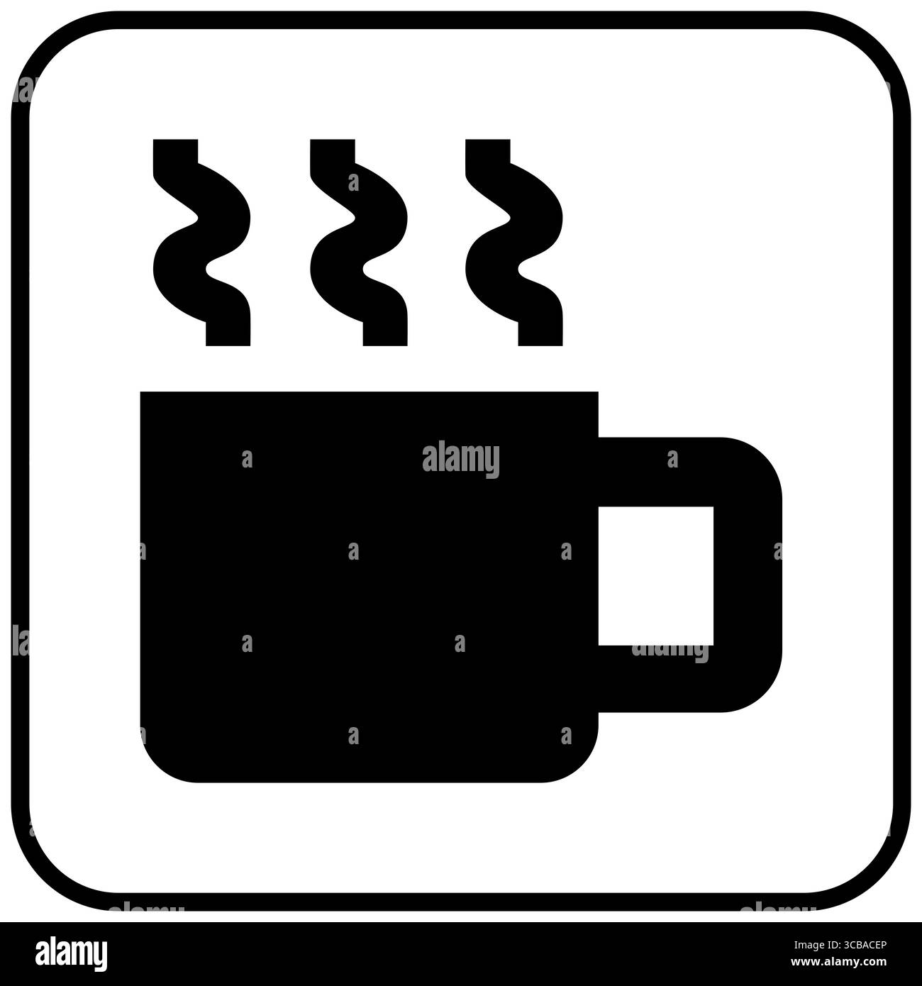 Coffee shop icon Cut Out Stock Images & Pictures - Alamy