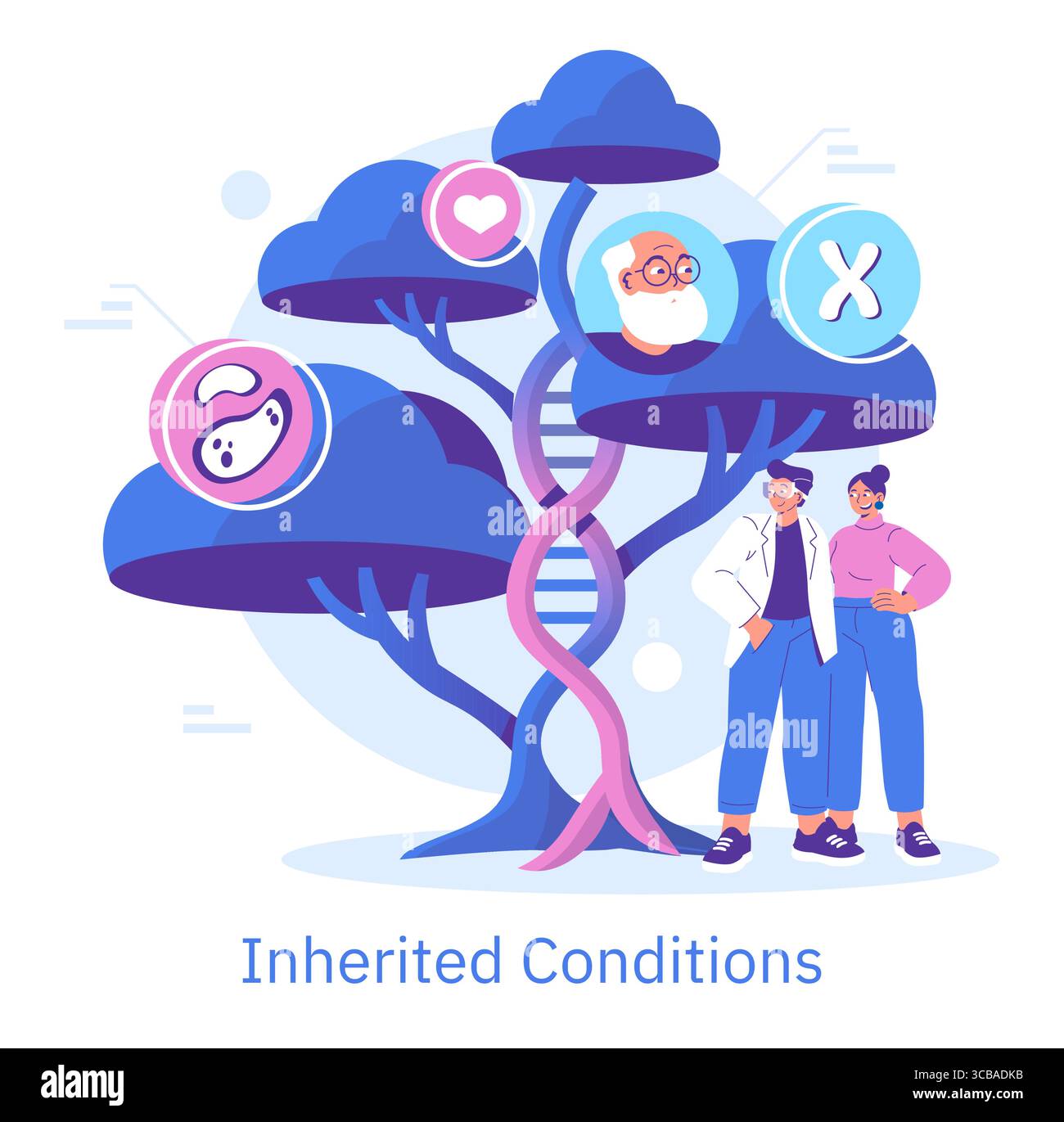 Dna tree knowledge conceptual hi-res stock photography and images - Alamy