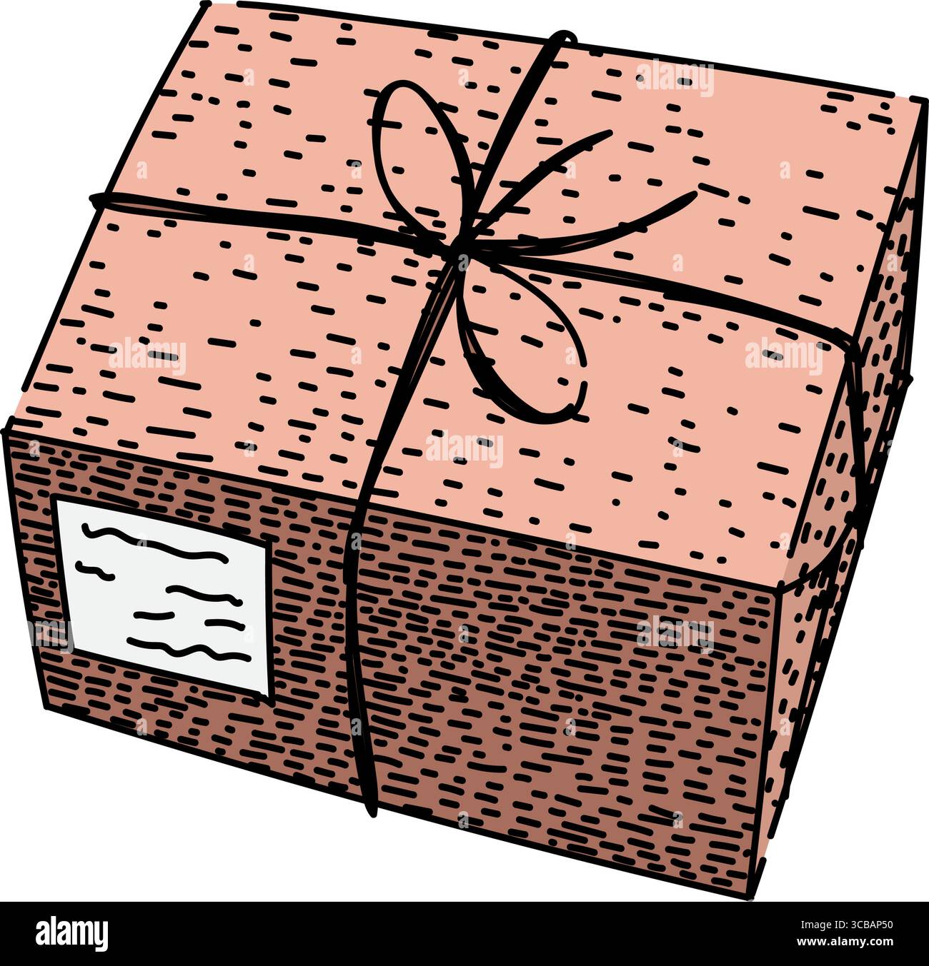 Package address shipping label Stock Vector Images - Alamy