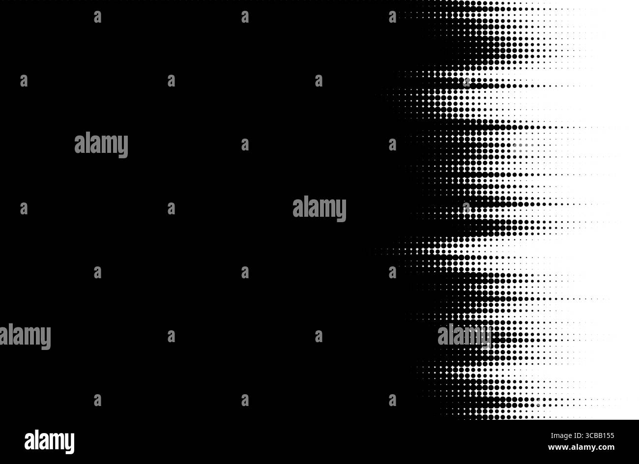 Halftone design featuring gradient texture in monochrome colors. Vector ...