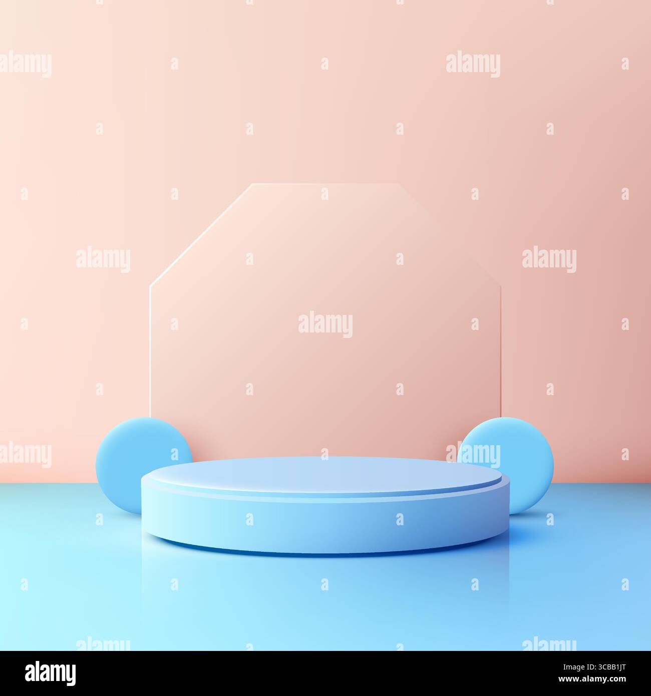 Reflective room for 3d Stock Vector Images - Alamy