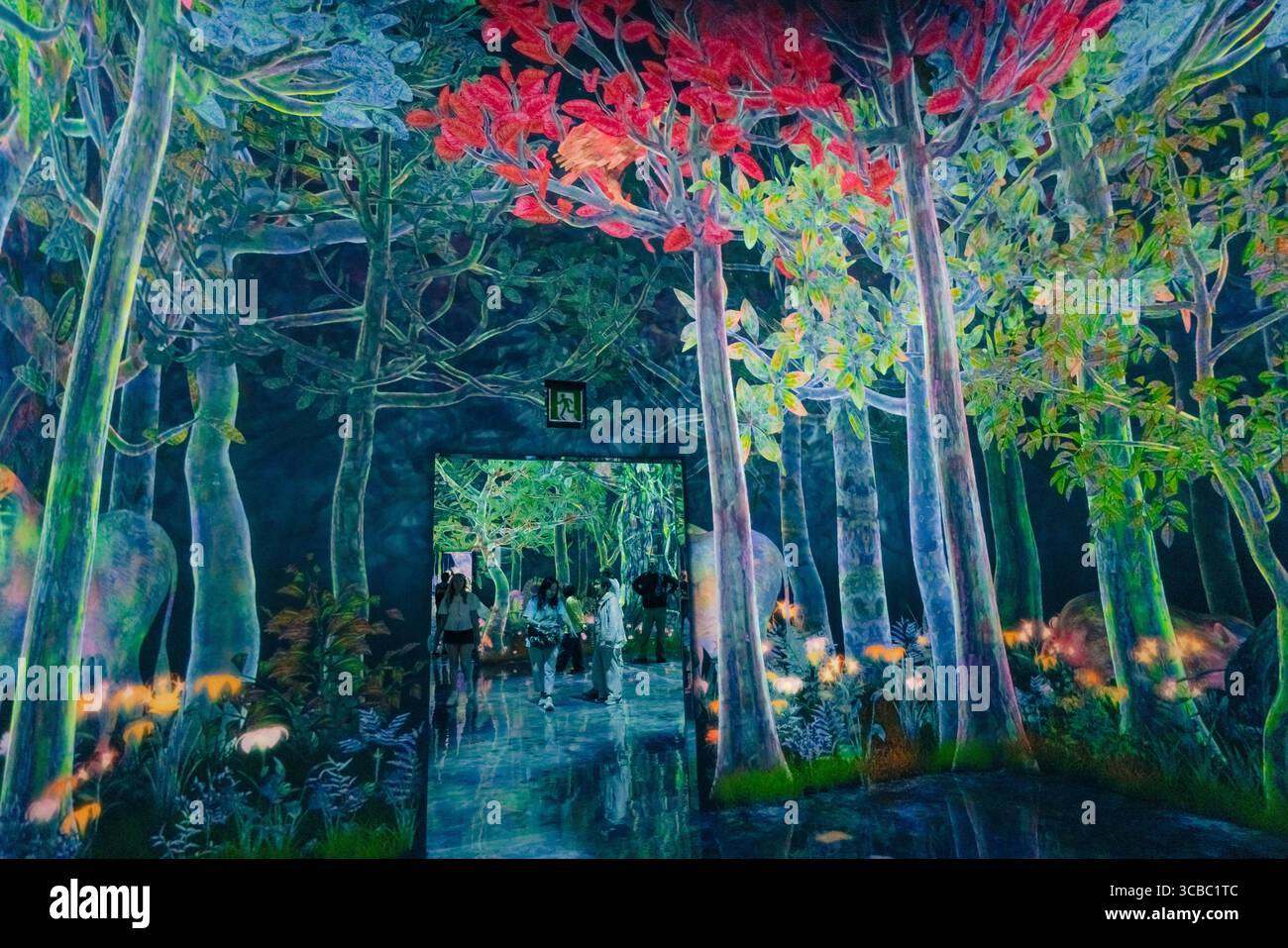 tokyo, japan - 3 august 2025 teamLab Planets Art Museum in Tokyo. High ...