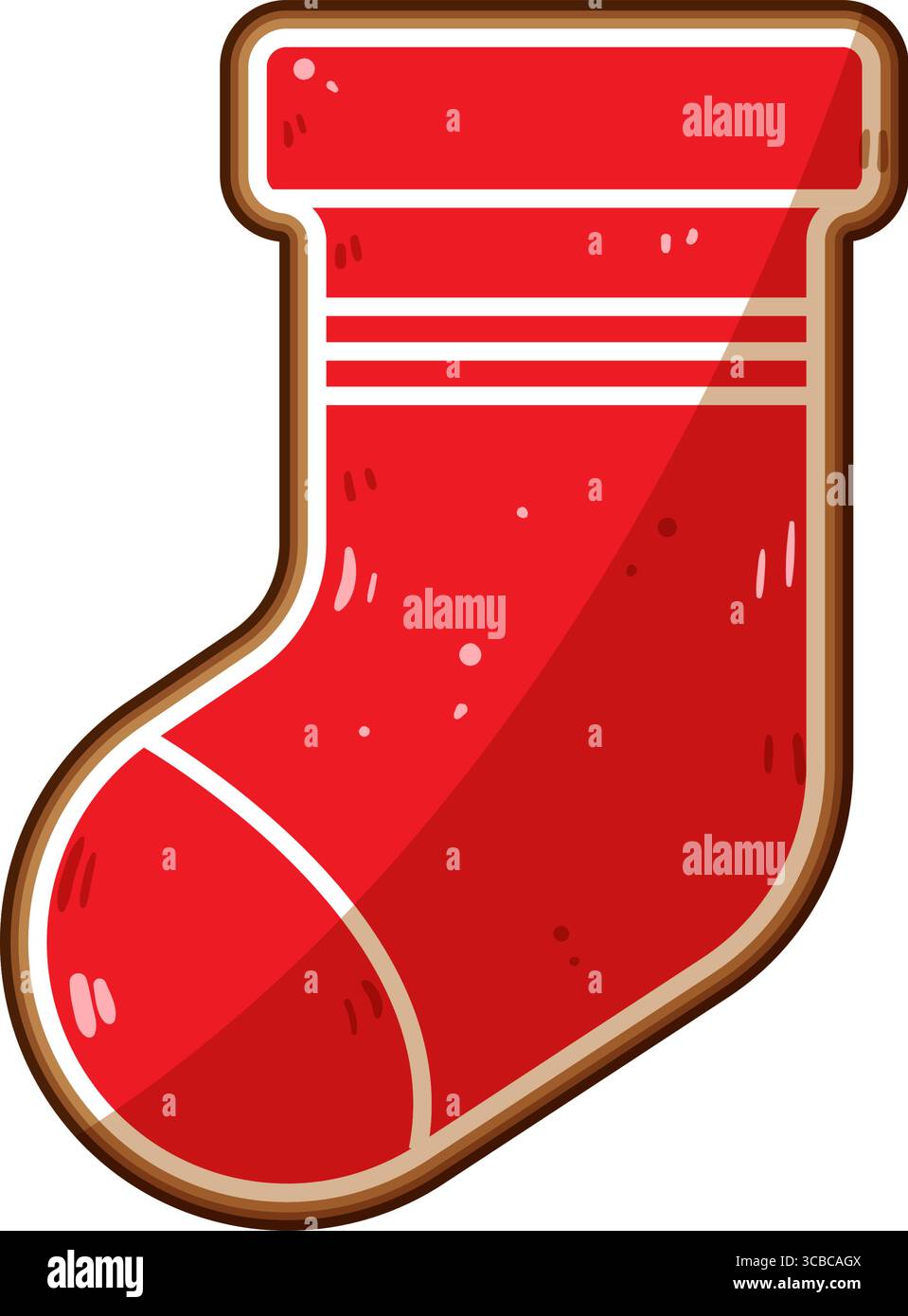 sugar christmas themed cookies cartoon vector illustration Stock Vector ...
