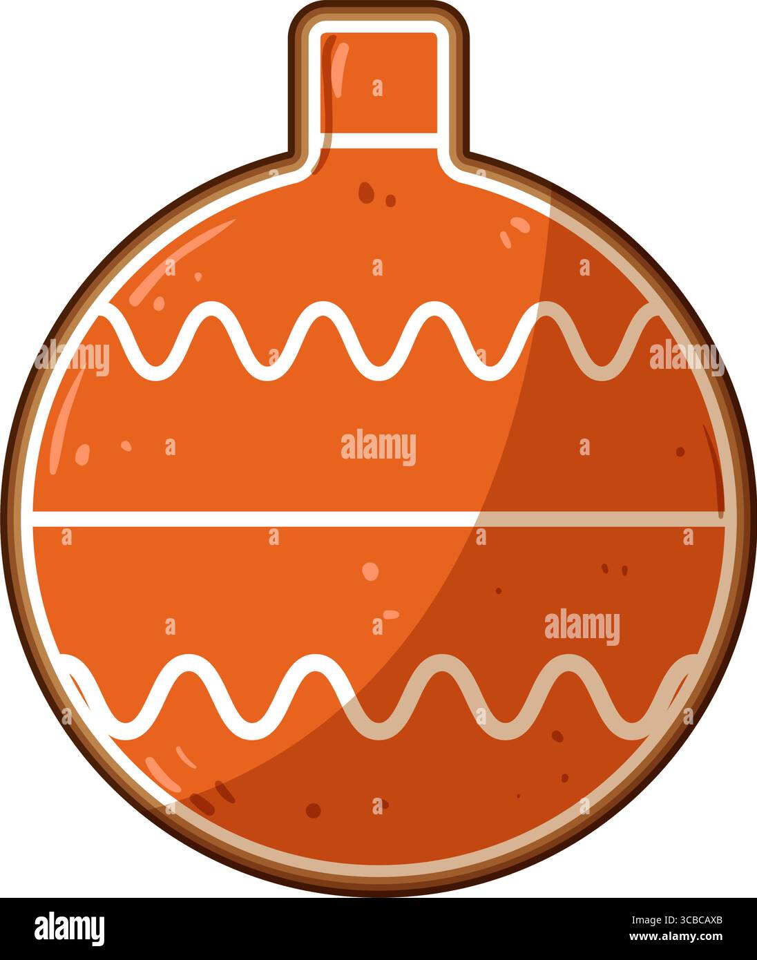 biscotti christmas themed cookies cartoon vector illustration Stock ...