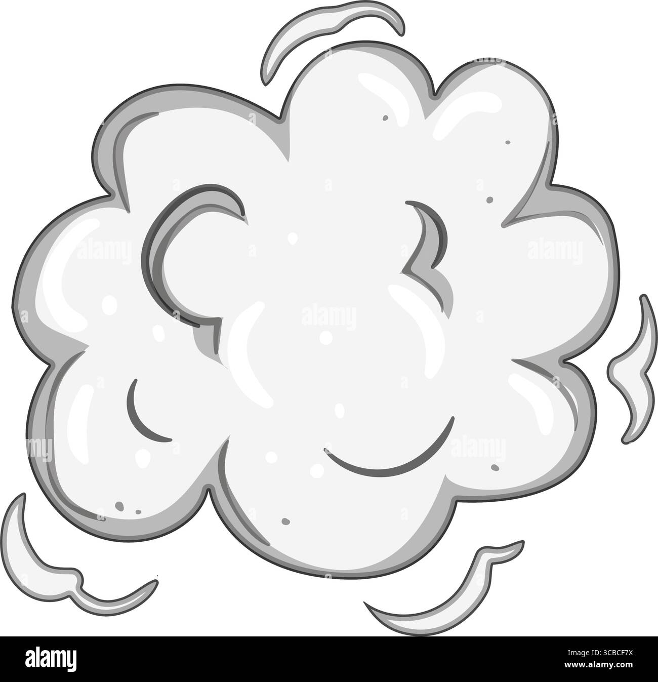 Particles dust burst cartoon hi-res stock photography and images - Alamy