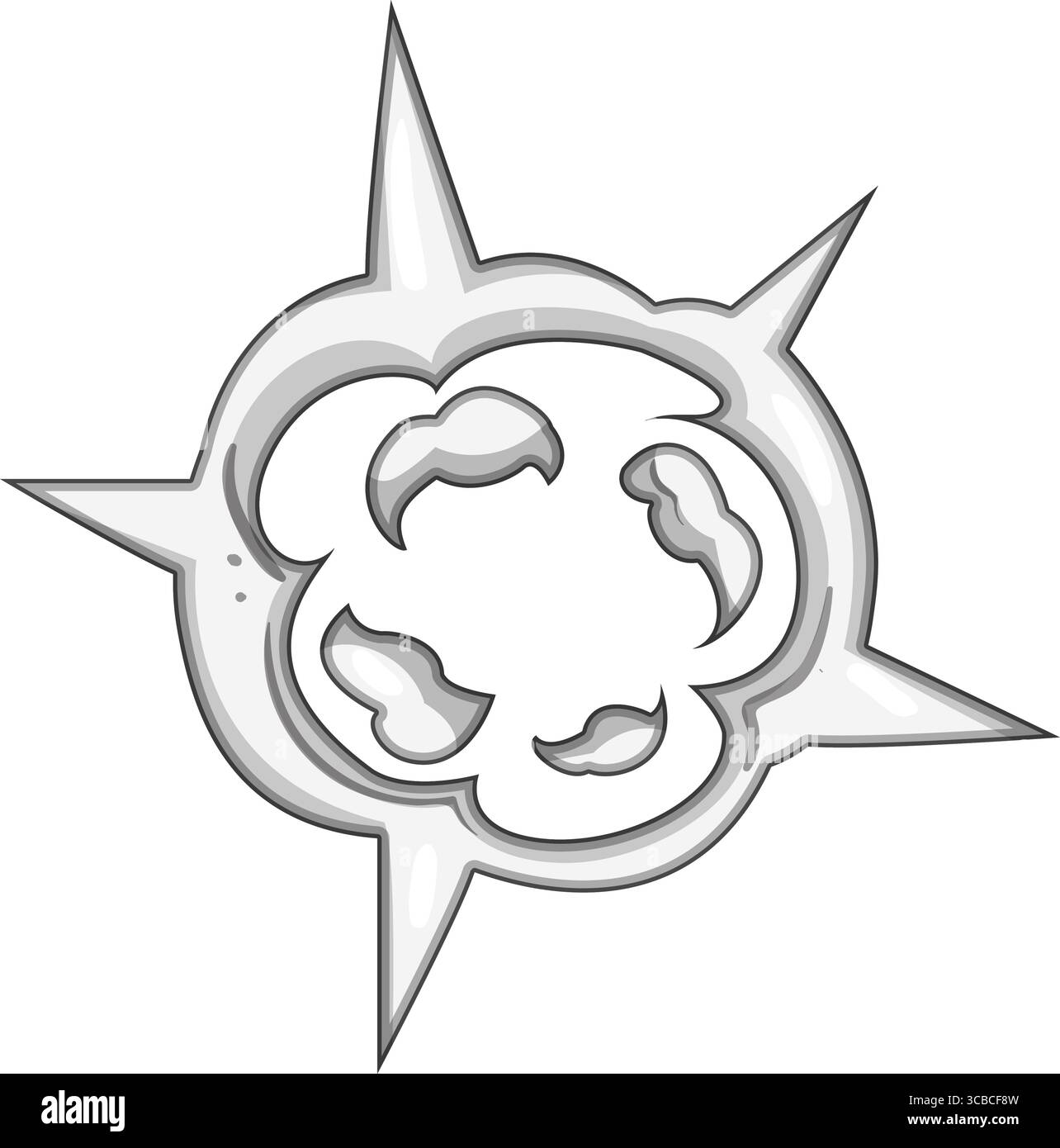 Particles dust burst cartoon hi-res stock photography and images - Alamy