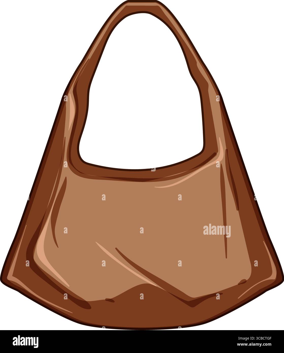 purse handbag woman leather cartoon vector illustration Stock Vector ...