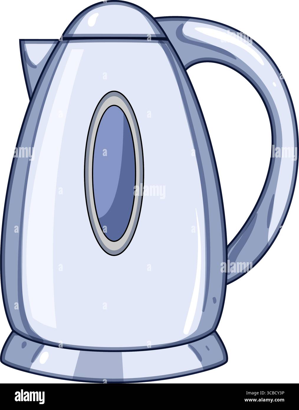 boil kettle electric cartoon vector illustration Stock Vector Image ...