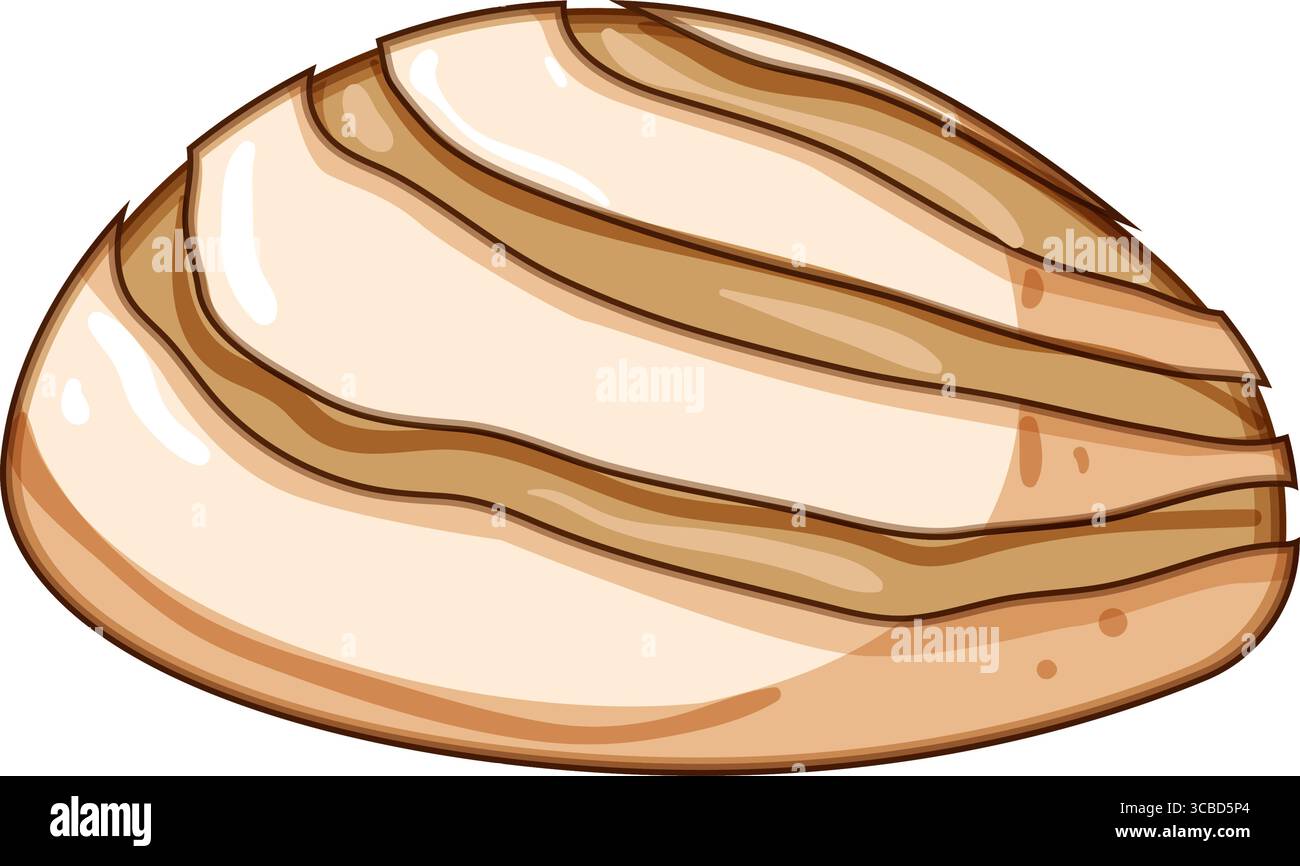 pan mexican conchas cartoon vector illustration Stock Vector Image ...