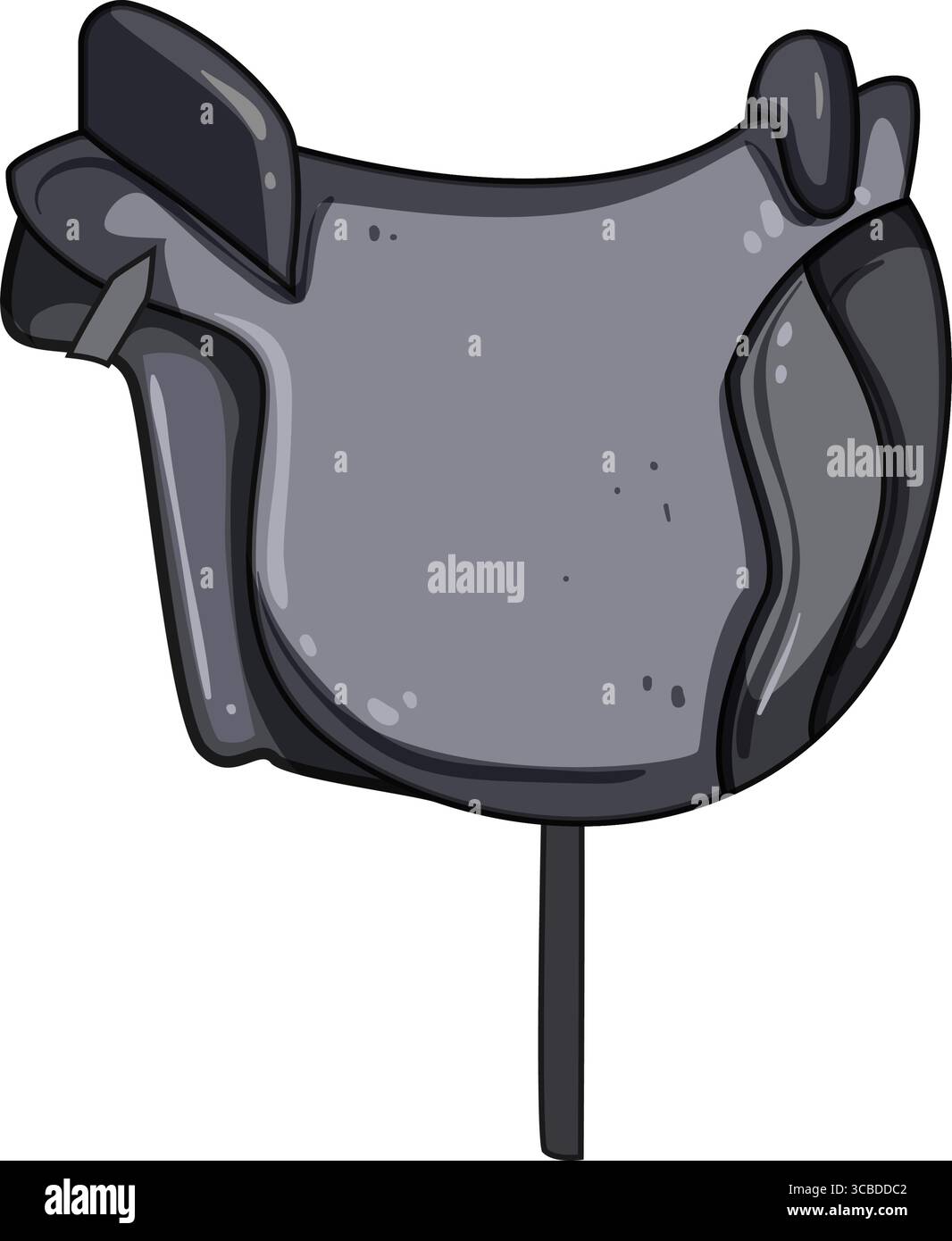 comfort saddle cartoon vector illustration Stock Vector Image & Art - Alamy