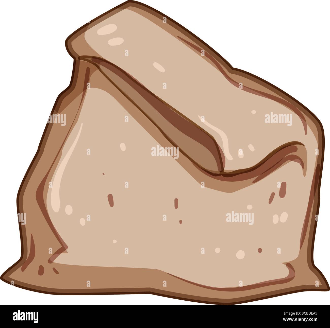 construction sand bag cartoon vector illustration Stock Vector Image ...