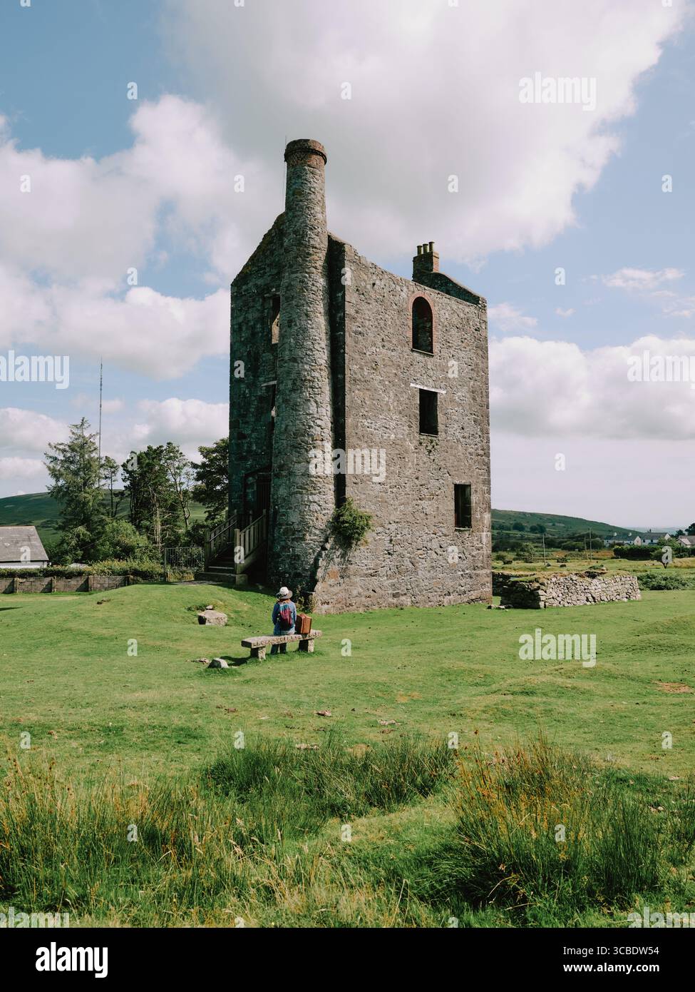 South Phoenix Mine engine house in Minions, Bodmin Moor, Cornwall ...