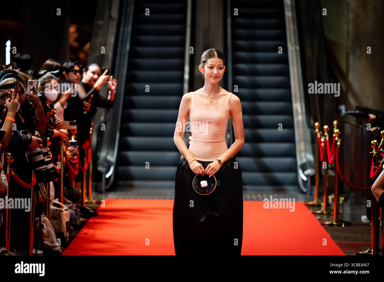November 9, 2023, Bangkok, Bangkok, Thailand: A supermodel walks on the ...