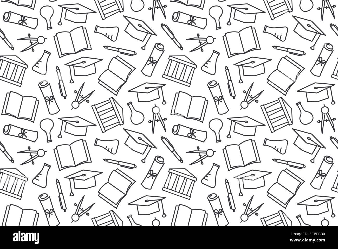 Certificate icon seamless pattern Cut Out Stock Images & Pictures - Alamy