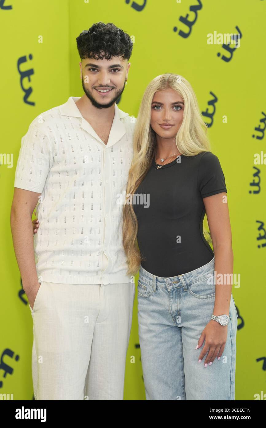 Junior Andre and Princess Andre arrive at the press launch for the ITV ...