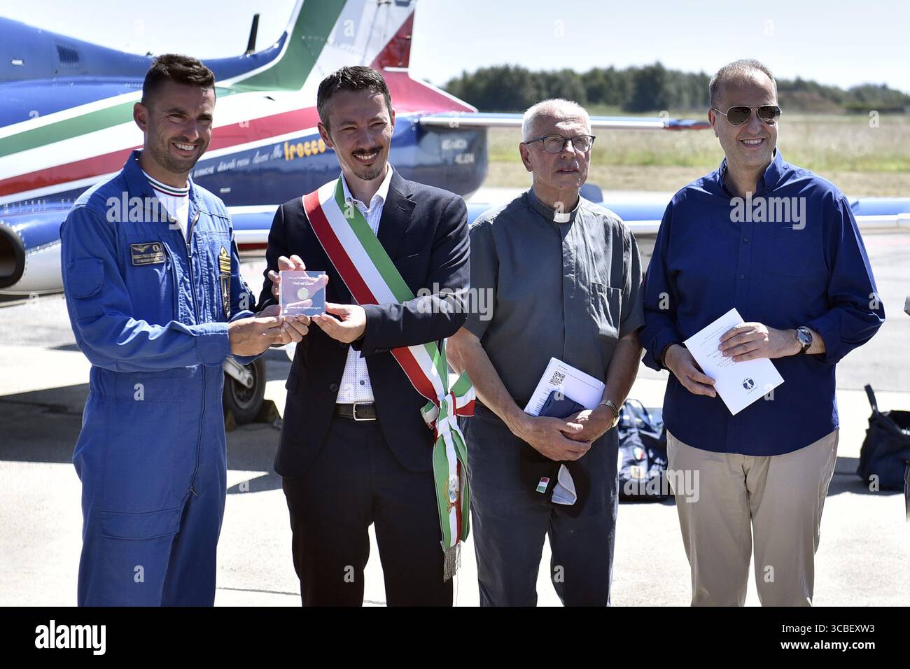 Pisa, August 8, 2025. Open Day today at the 46th Air Brigade Base with ...