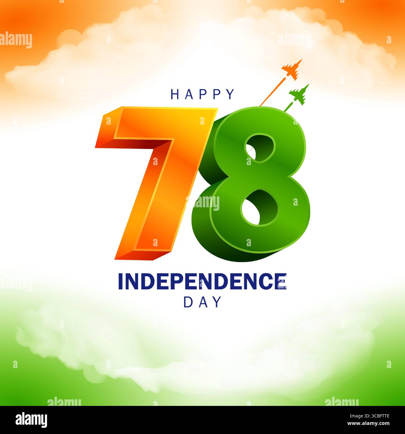 78th independence day of india Stock Vector Images - Alamy
