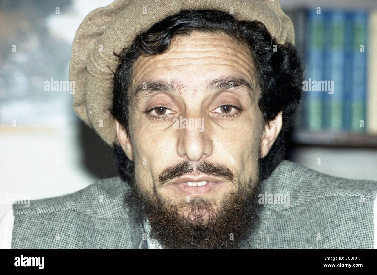 Ahmed Shah Masood, 37, pictured in October 1990. (AP Photo Stock Photo ...