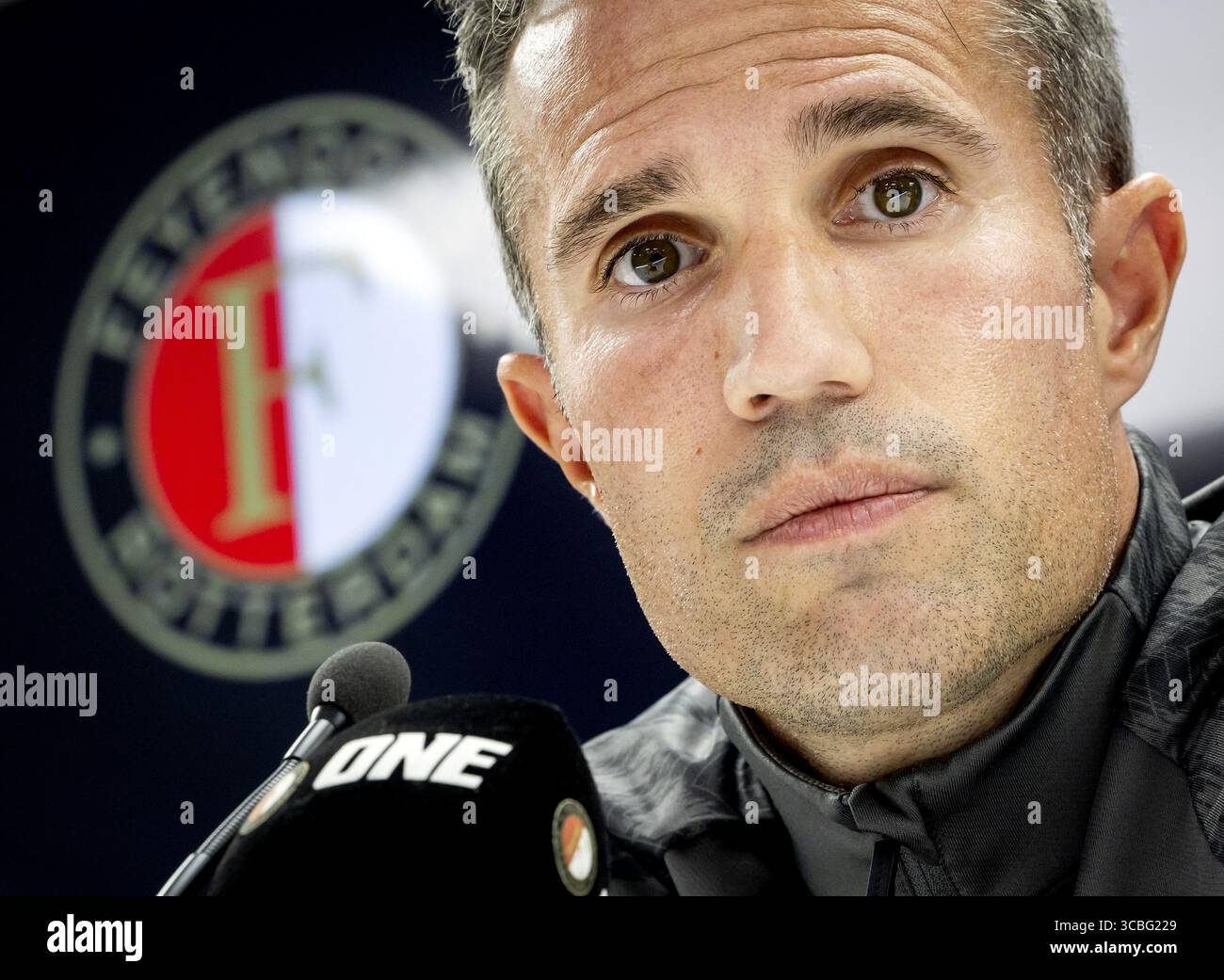 ROTTERDAM - Coach Robin van Persie during a press conference at ...