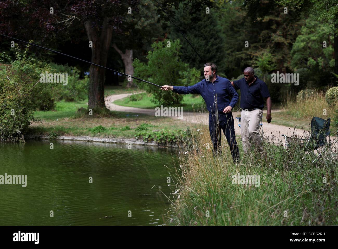 Foreign Secretary David Lammy fishes with US vice president JD Vance at ...