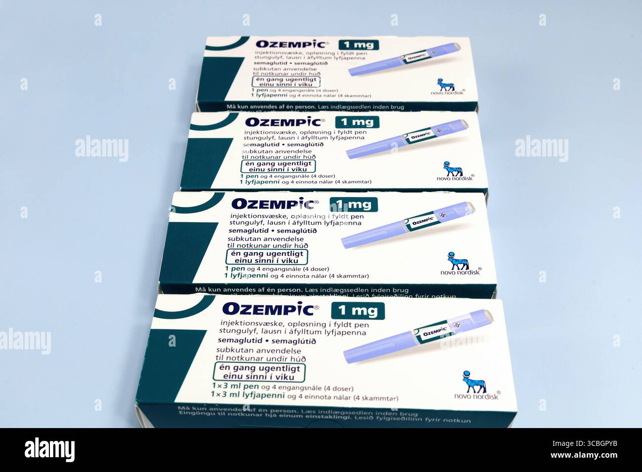 Semaglutide injection pen boxes hi-res stock photography and images - Alamy