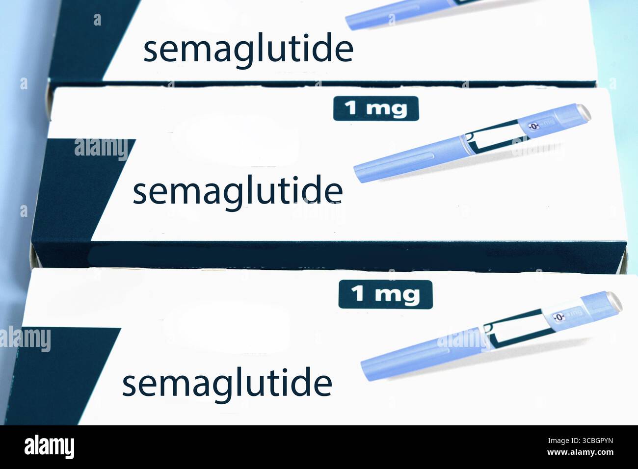Semaglutide injection pen boxes hi-res stock photography and images - Alamy