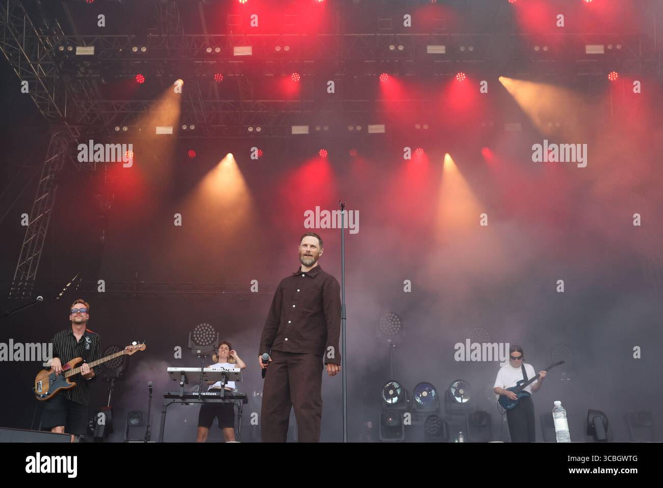 Copenhagen, Denmark. August 8, 2025. Danish synthesizer rock band ...