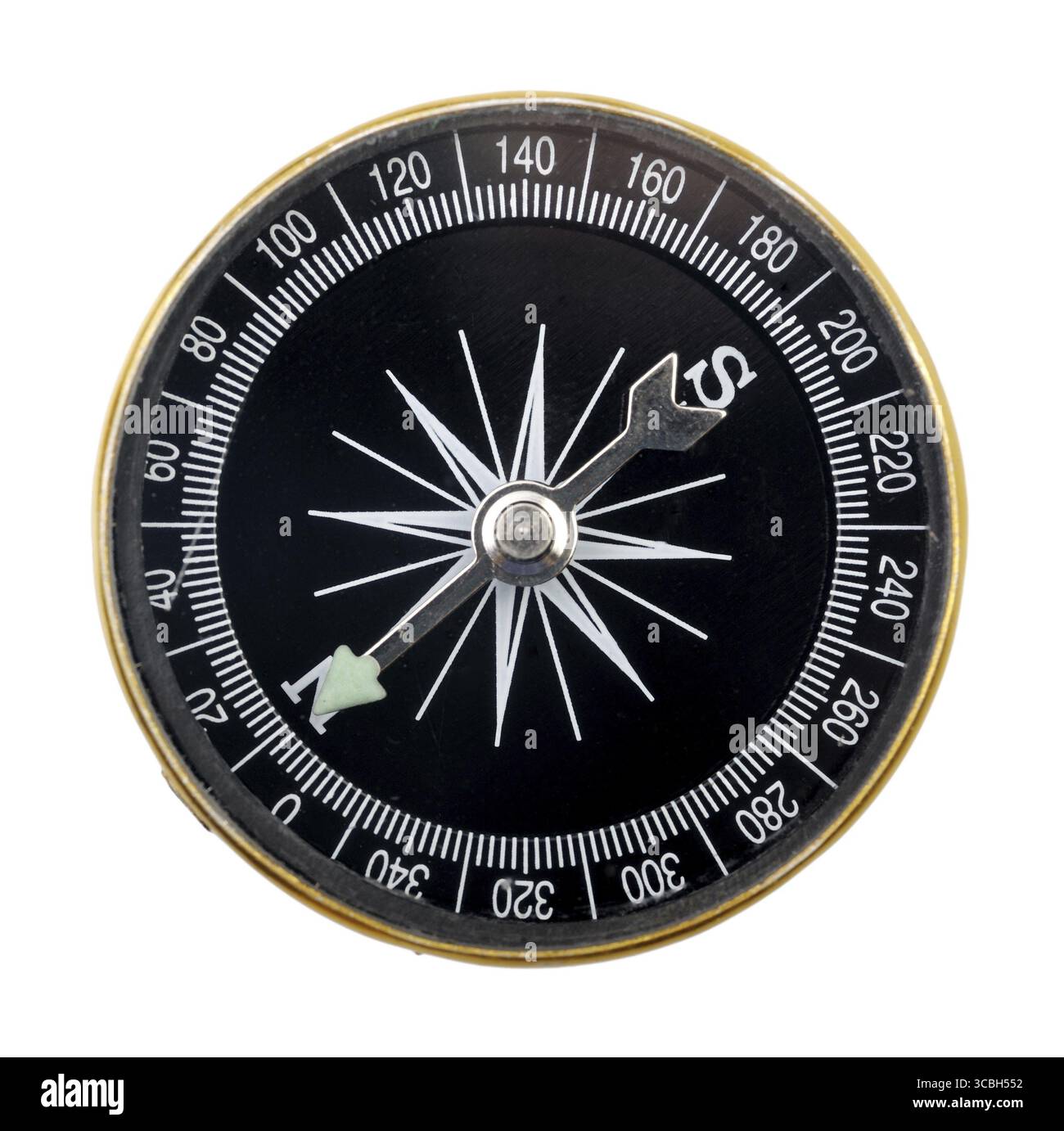 Compass north direction arrow Cut Out Stock Images & Pictures - Alamy