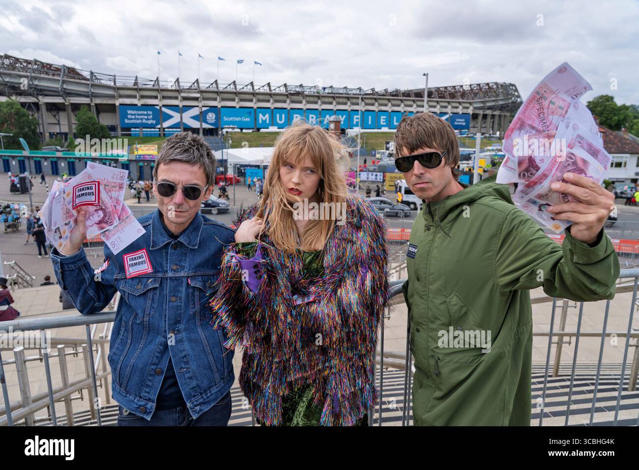Edinburgh, Scotland, UK. 8th August 2025. Oasis play first of 3 gigs at ...