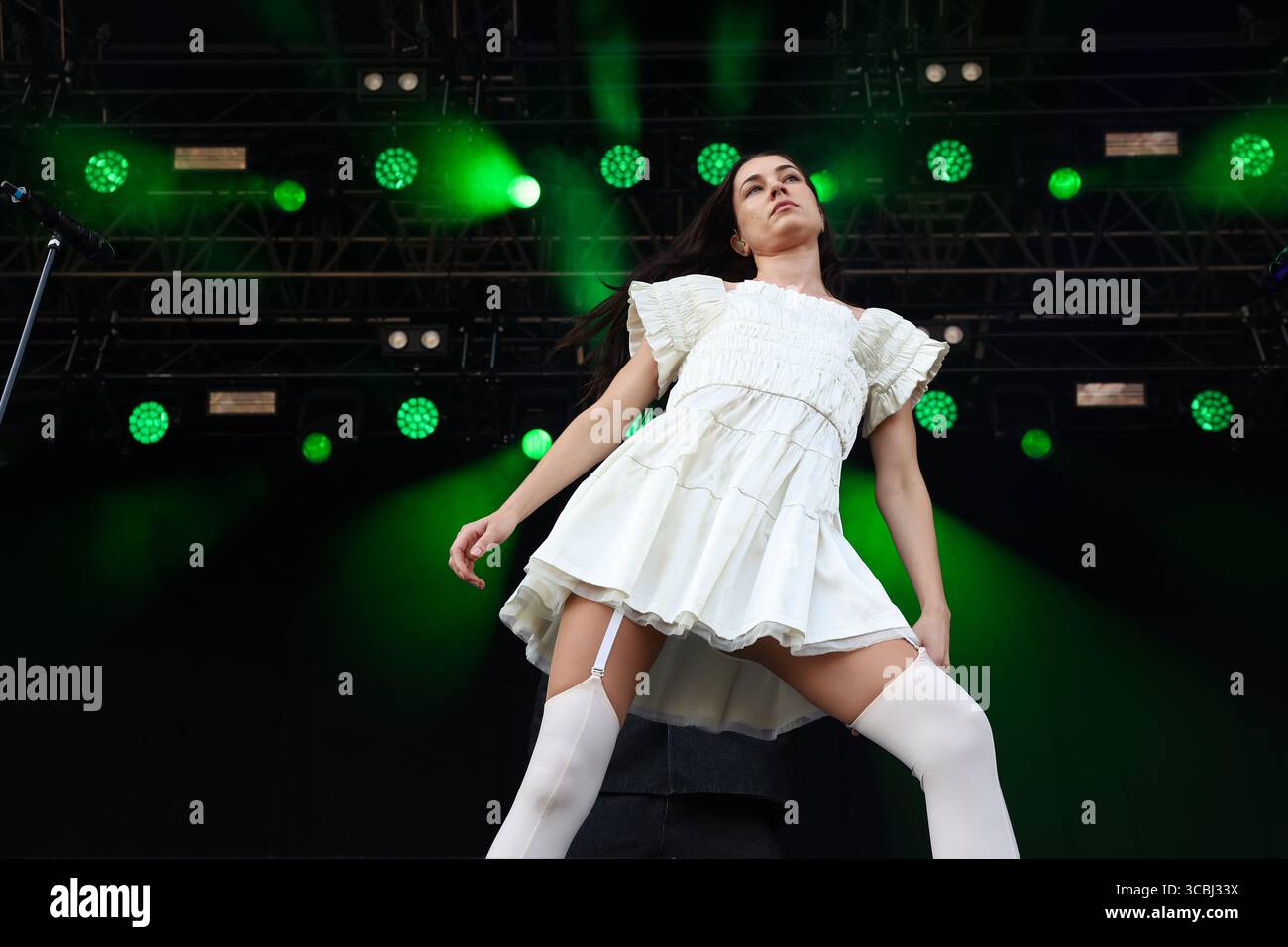 Copenhagen, Denmark. August 8, 2025. Janet Planet of Australian band ...