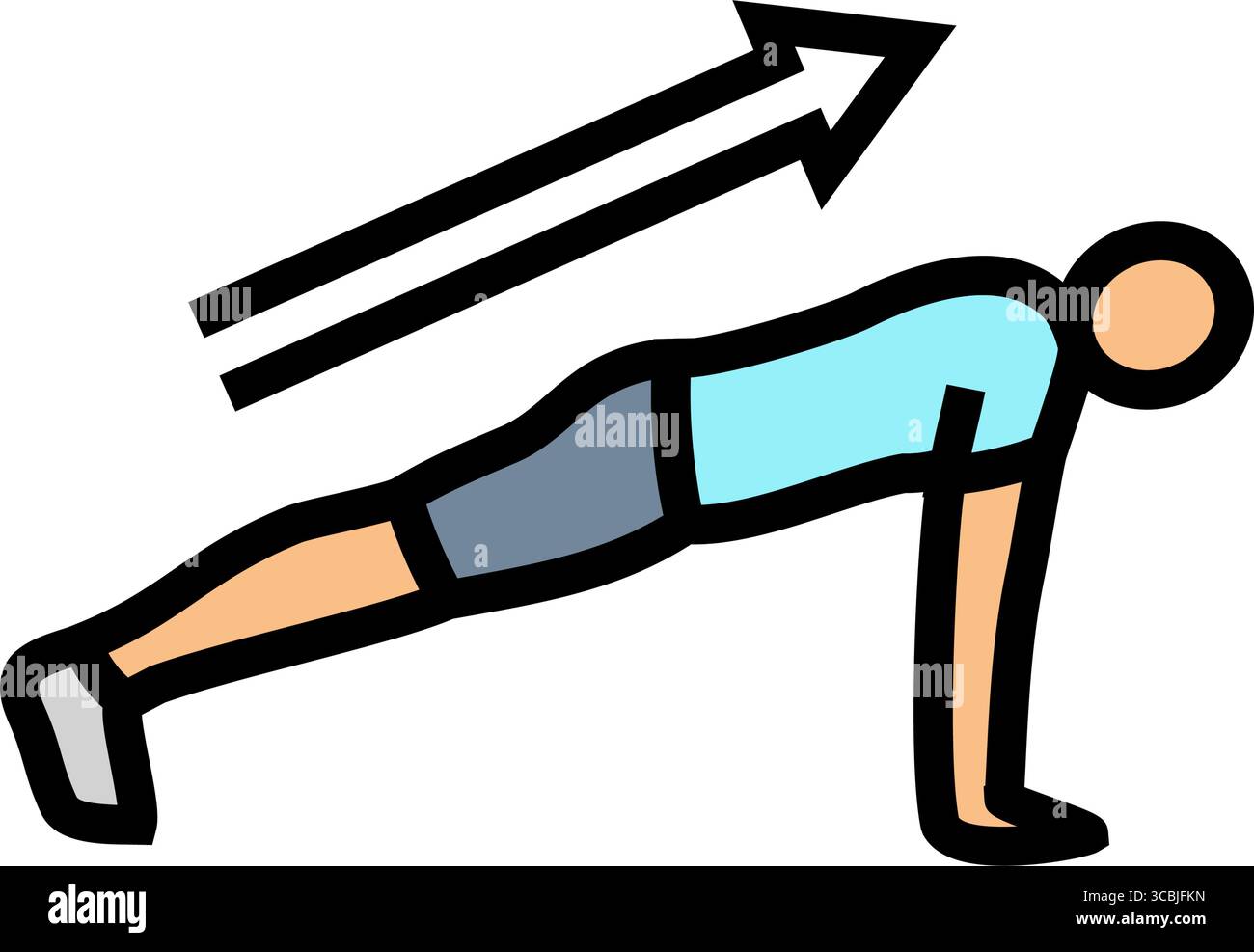 Core activation exercise Stock Vector Images - Alamy