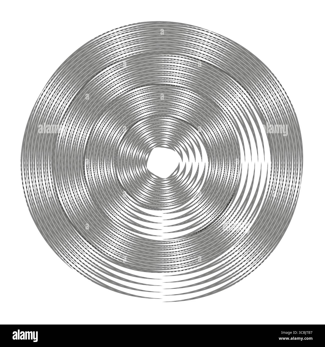 Abstract spiral pattern. Concentric circle illustration. Optical ...