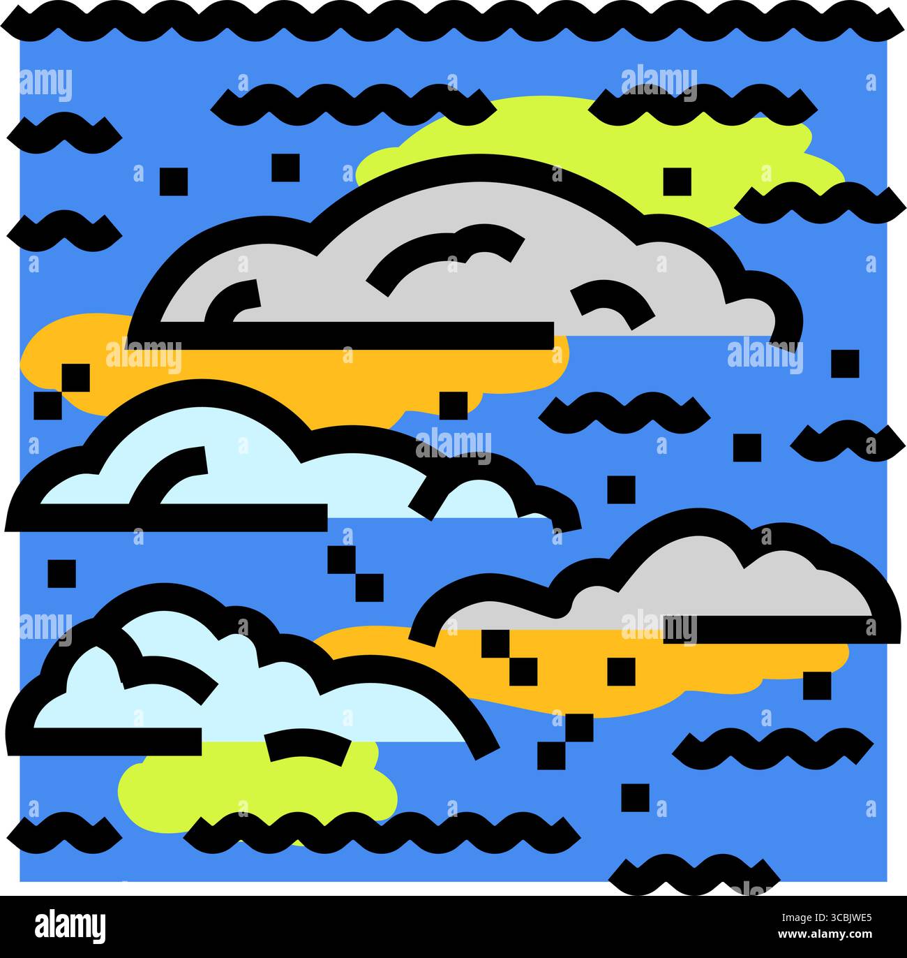 River polluted Stock Vector Images - Alamy