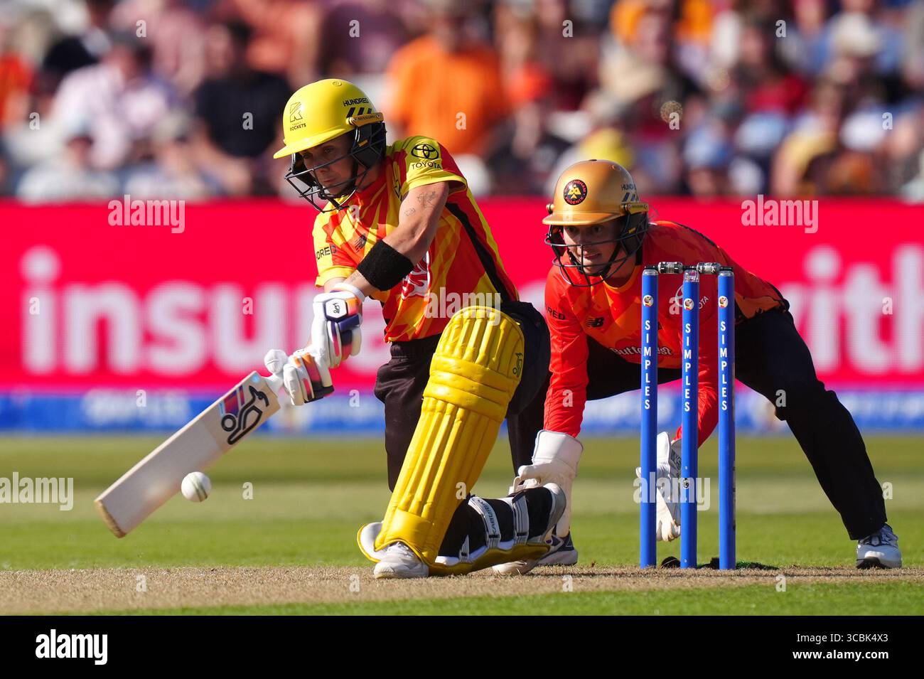 Trent Rockets' Heather Graham during the Hundred Women's match at ...