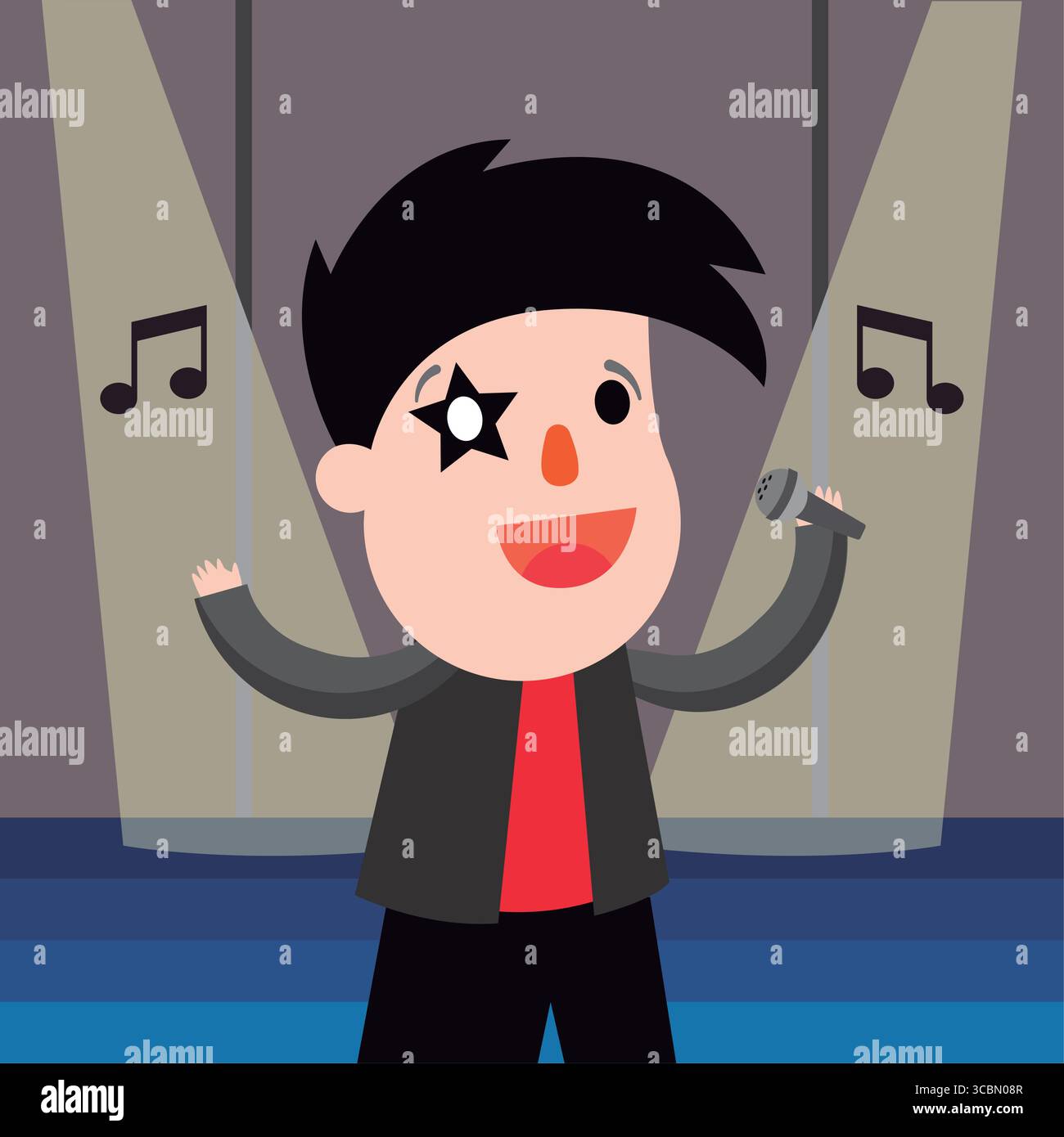 Rock concert live Stock Vector Images - Alamy