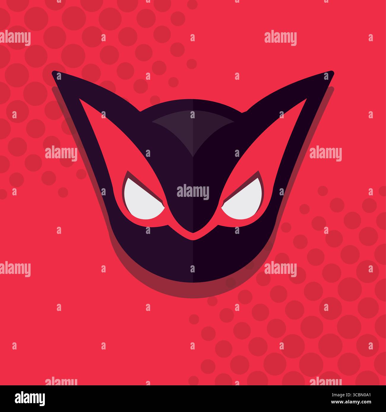 Dark villain mask style. Vector Stock Vector Image & Art - Alamy